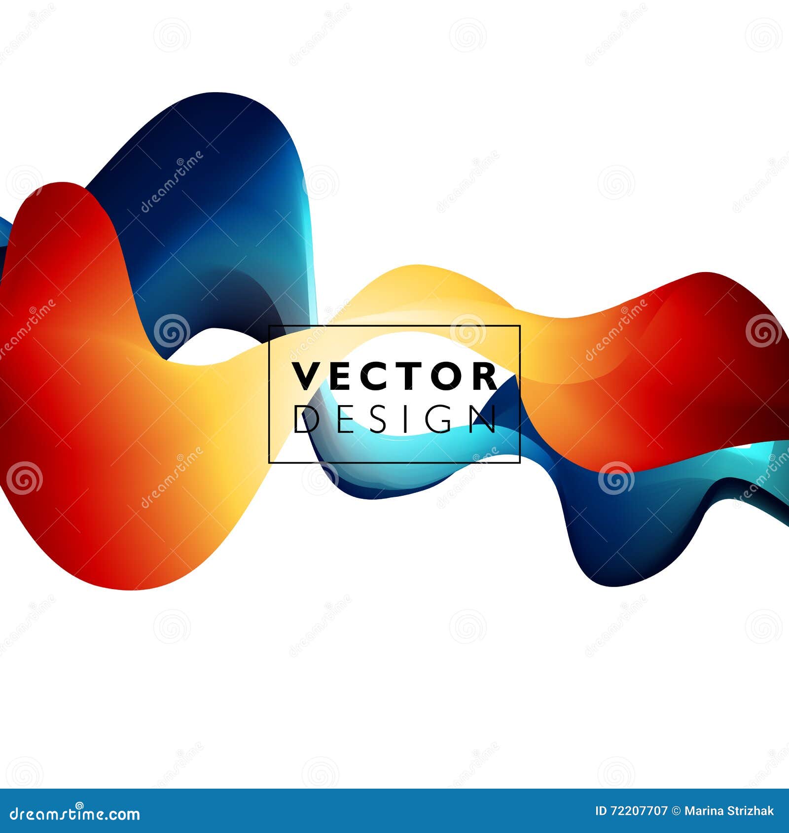 Abstract Smooth Wave Motion Illustration Stock Vector - Illustration of ...