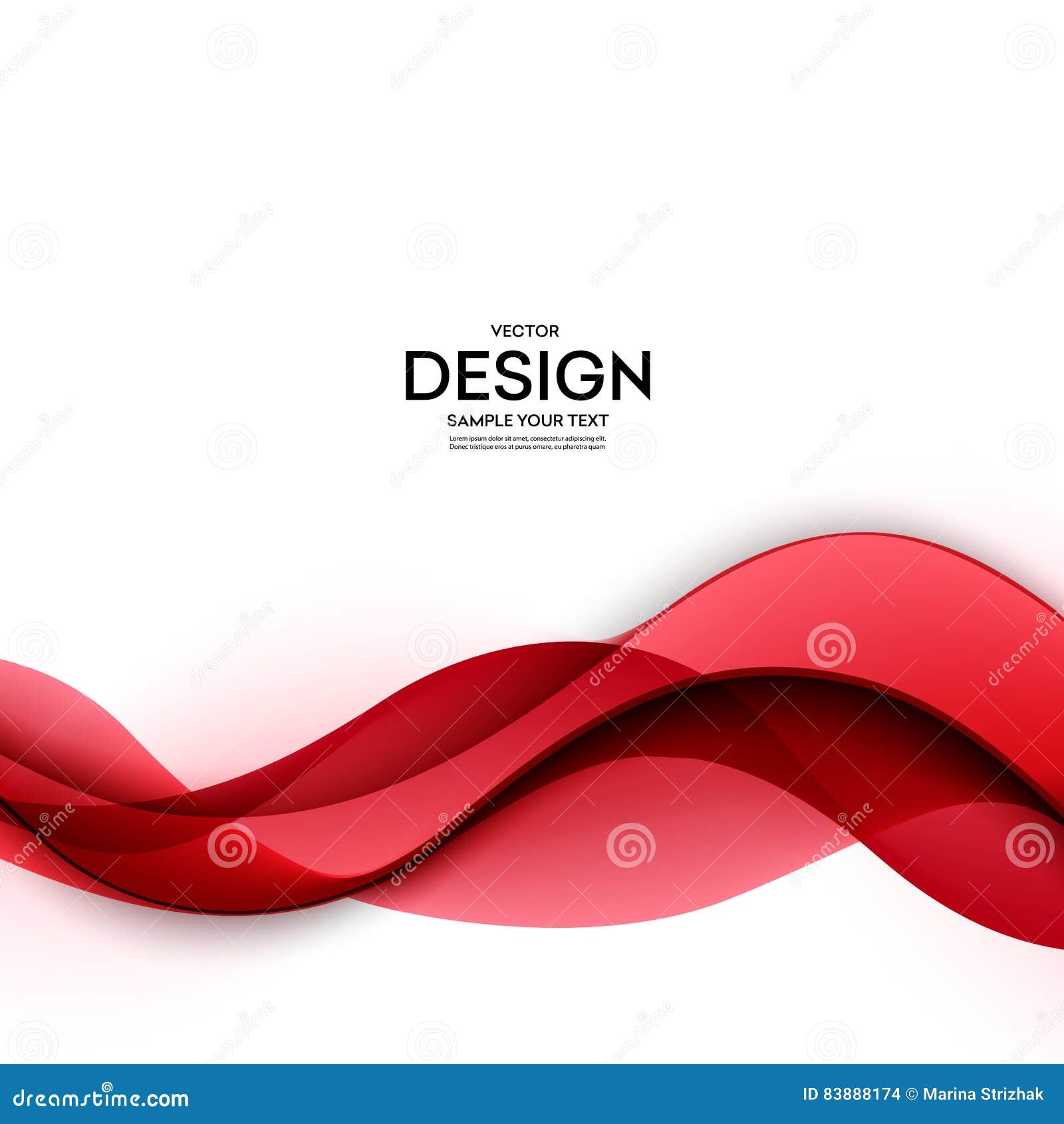 Abstract Smooth Wave Motion Illustration Stock Vector - Illustration of ...