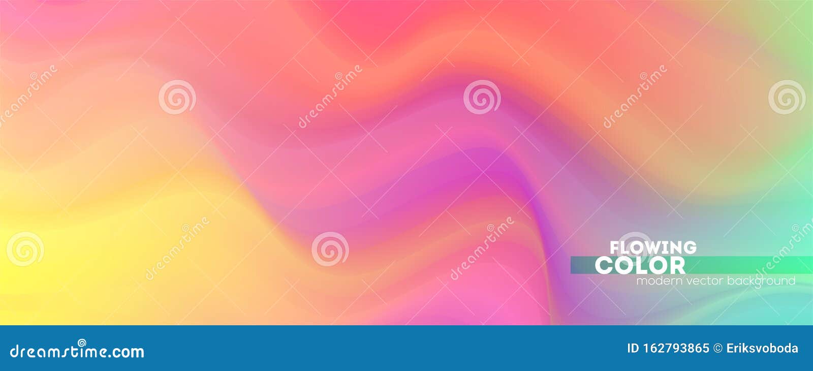 Abstract Smoothly Pattern. Colorful Transitions of Gradient. Liquid ...