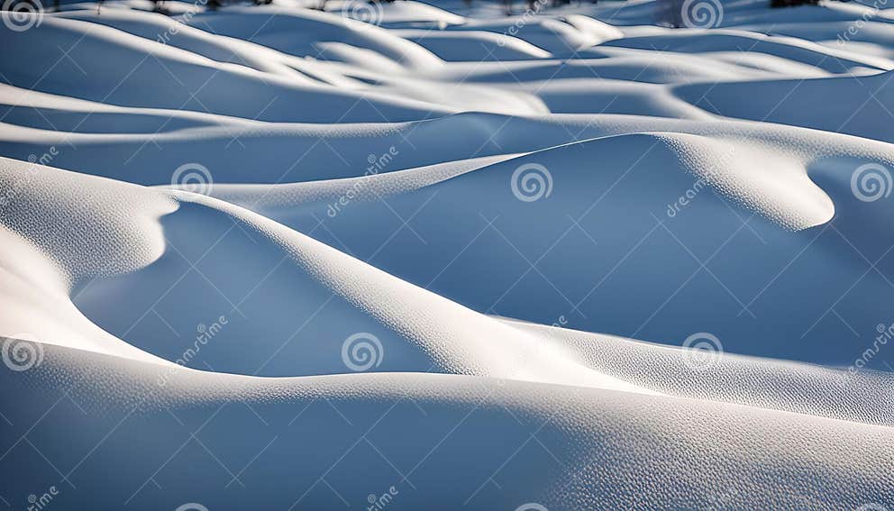 Abstract Snow Dunes stock illustration. Illustration of white - 348582172