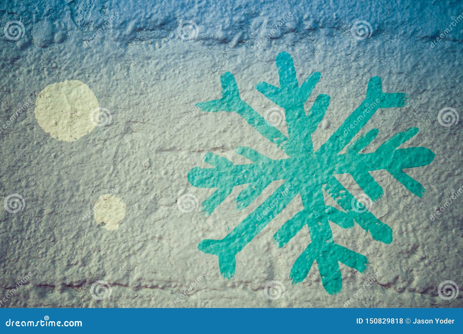 Abstract Snowfall Painted in Cool Tone Colors Stock Photo - Image of ...