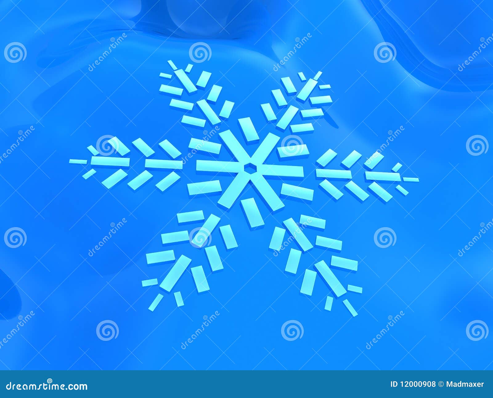Abstract Snowflake Background Stock Illustration - Illustration of ...