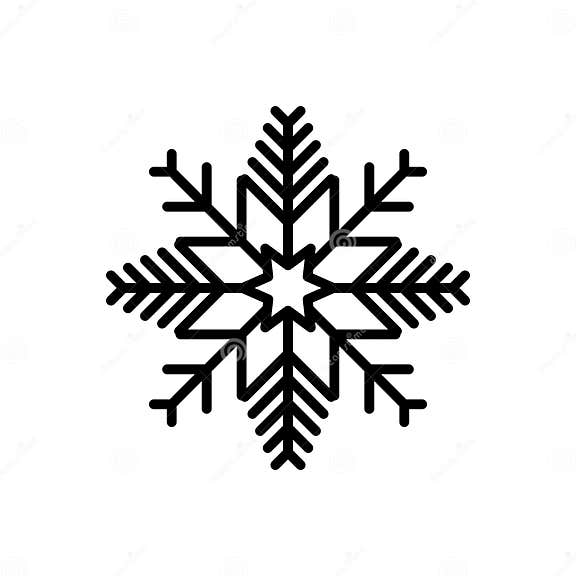 Abstract Snowflake Shape, Vector. Stock Vector - Illustration of nature ...