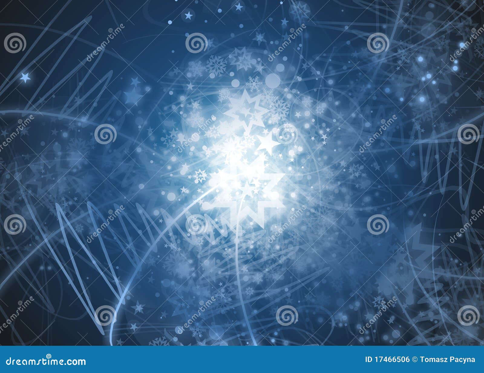 Abstract Snowflakes Background Stock Illustration - Illustration of ...