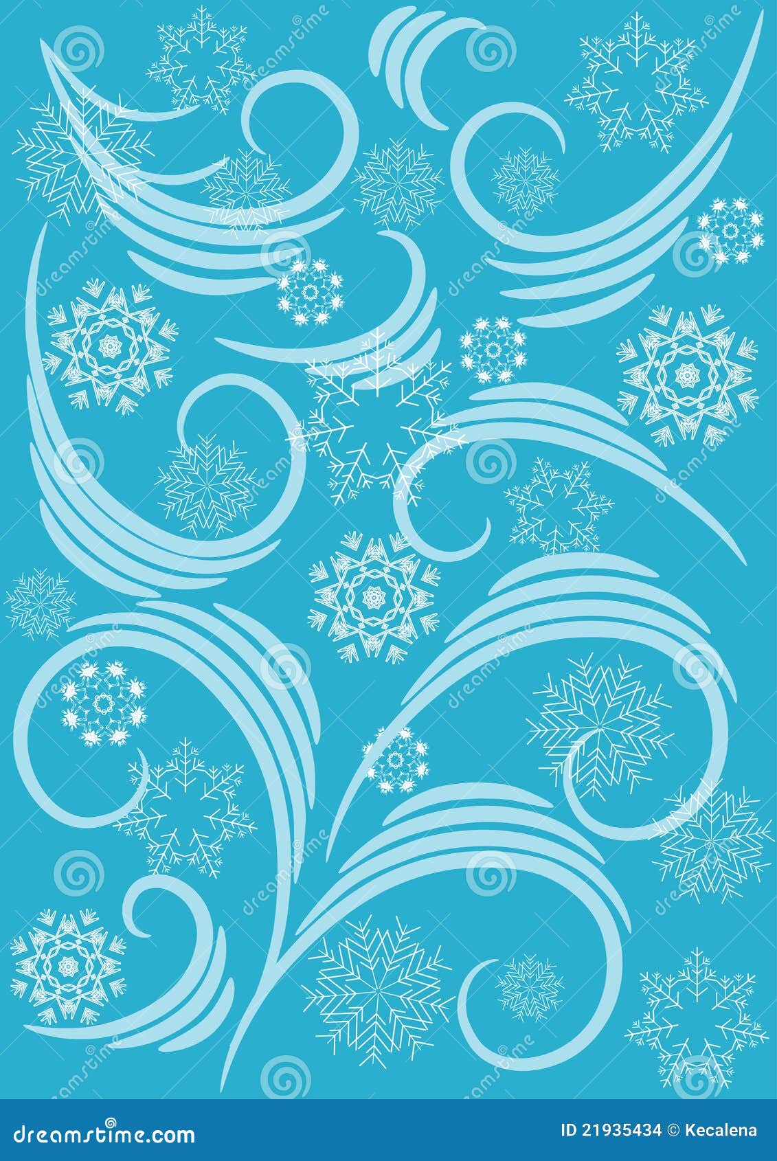 Abstract Snowflakes Background Stock Vector - Illustration of cold ...