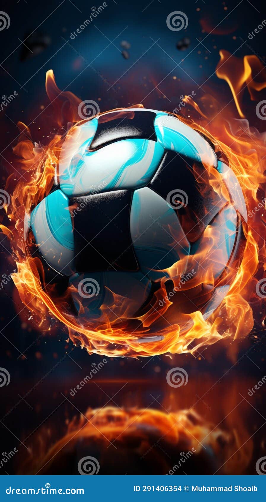 Abstract Soccer Backdrop with Gradient Hues Creates Captivating Visual ...