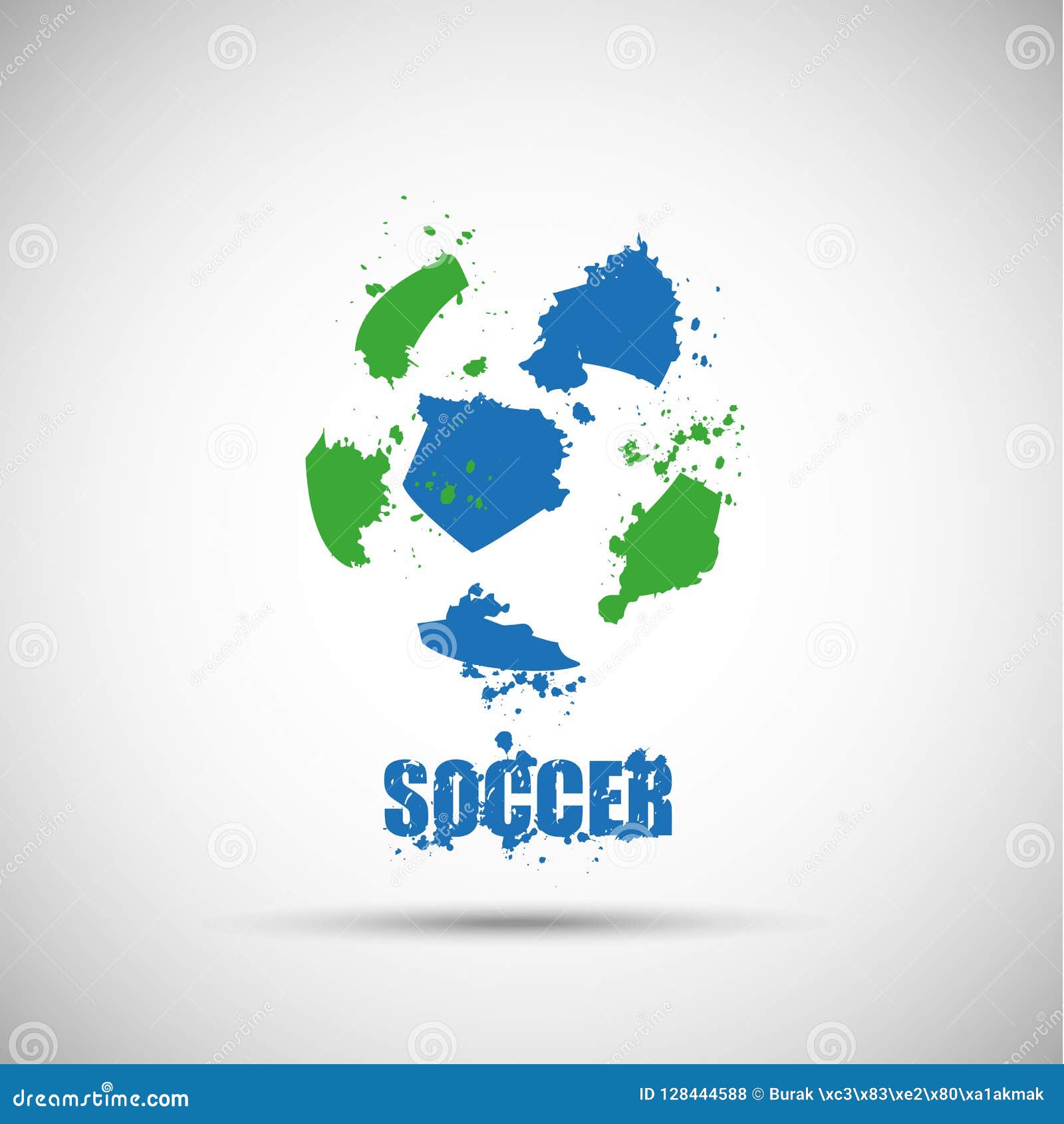 Abstract soccer background stock vector. Illustration of graphic ...