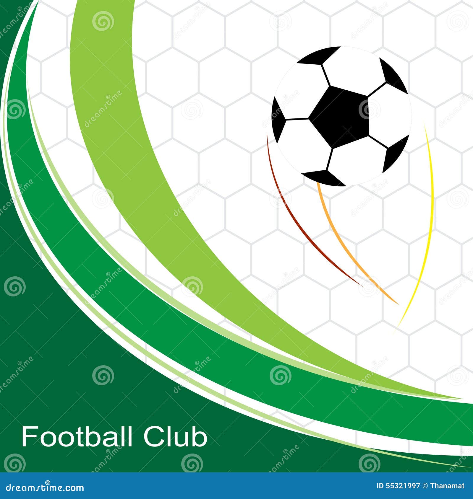 Abstract soccer football stock vector. Illustration of football - 55321997