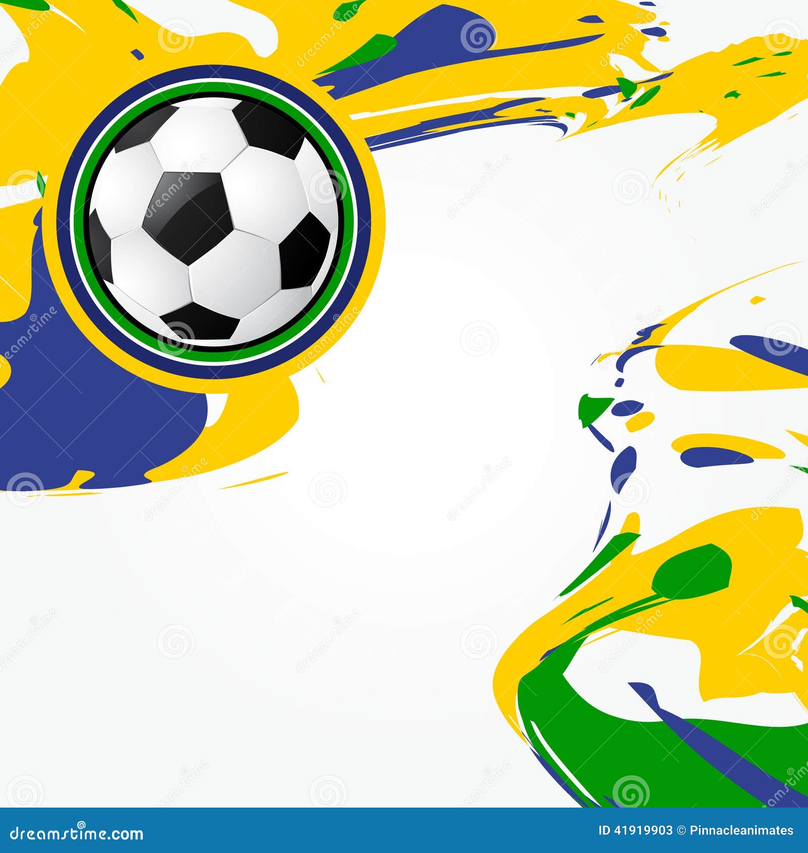 Abstract Soccer Game Design Stock Vector - Illustration of player ...