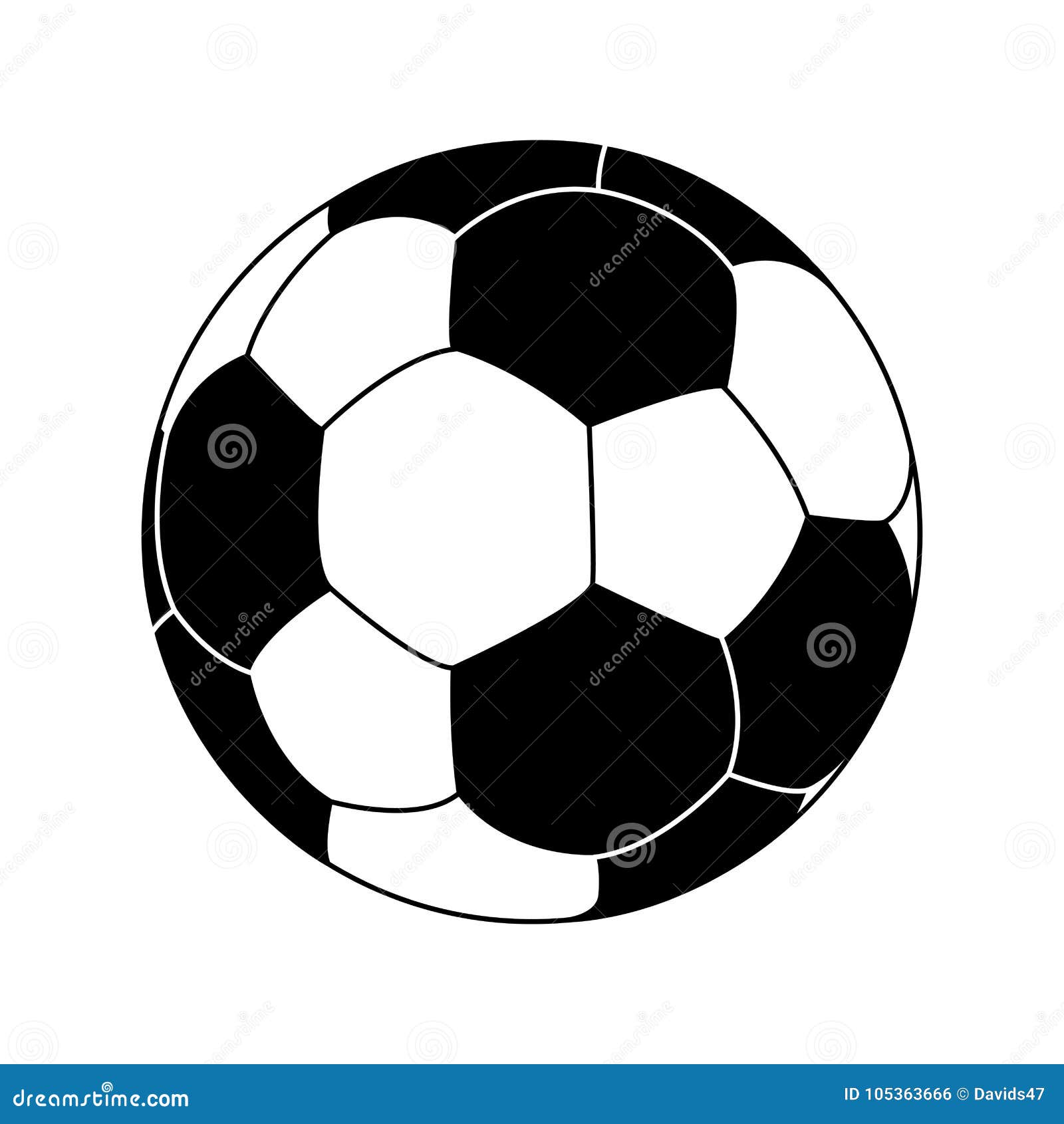 Abstract soccer object stock vector. Illustration of activity - 105363666