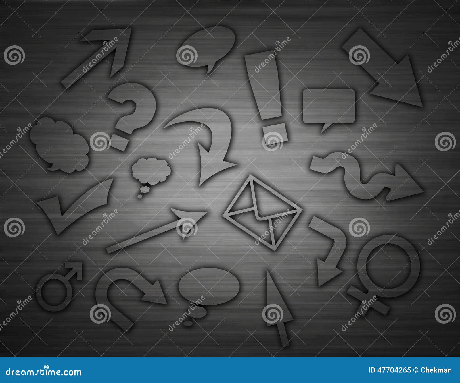 Abstract Social Media Icons Stock Illustration - Illustration of ...