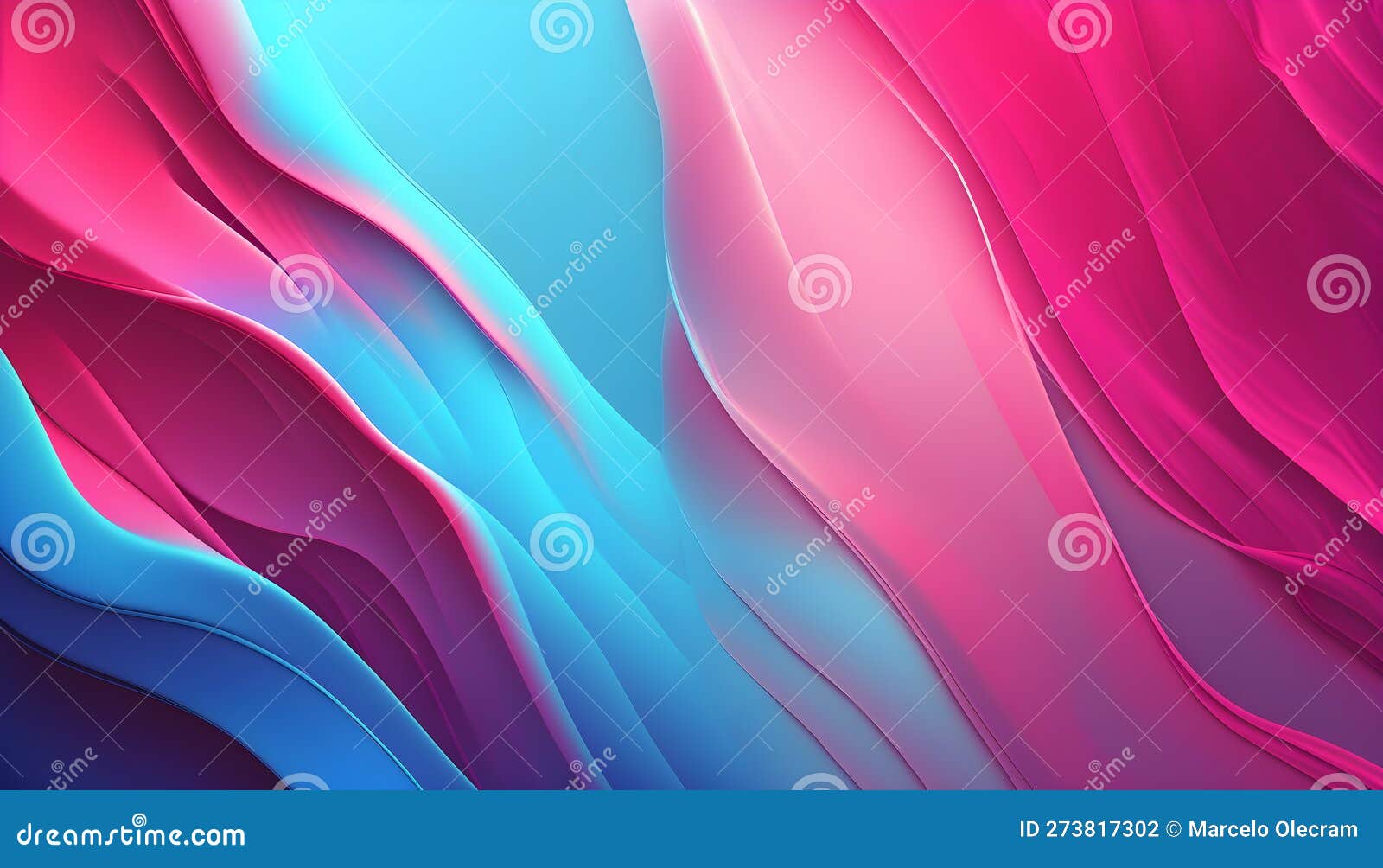 Abstract Soft Background Design. Pink and Blue Colors. Generative AI ...
