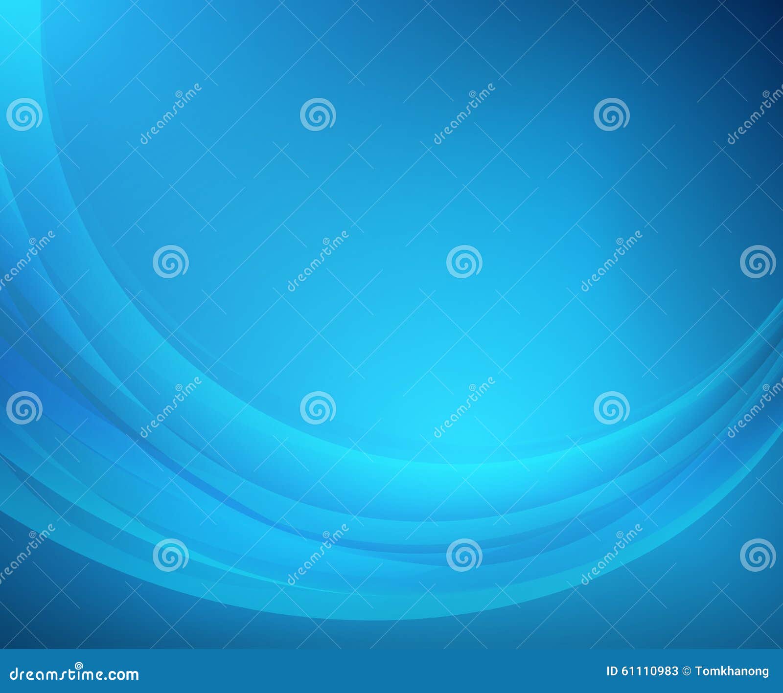 Abstract Soft Bending Line Blue on Dark Blue Background Stock Vector ...