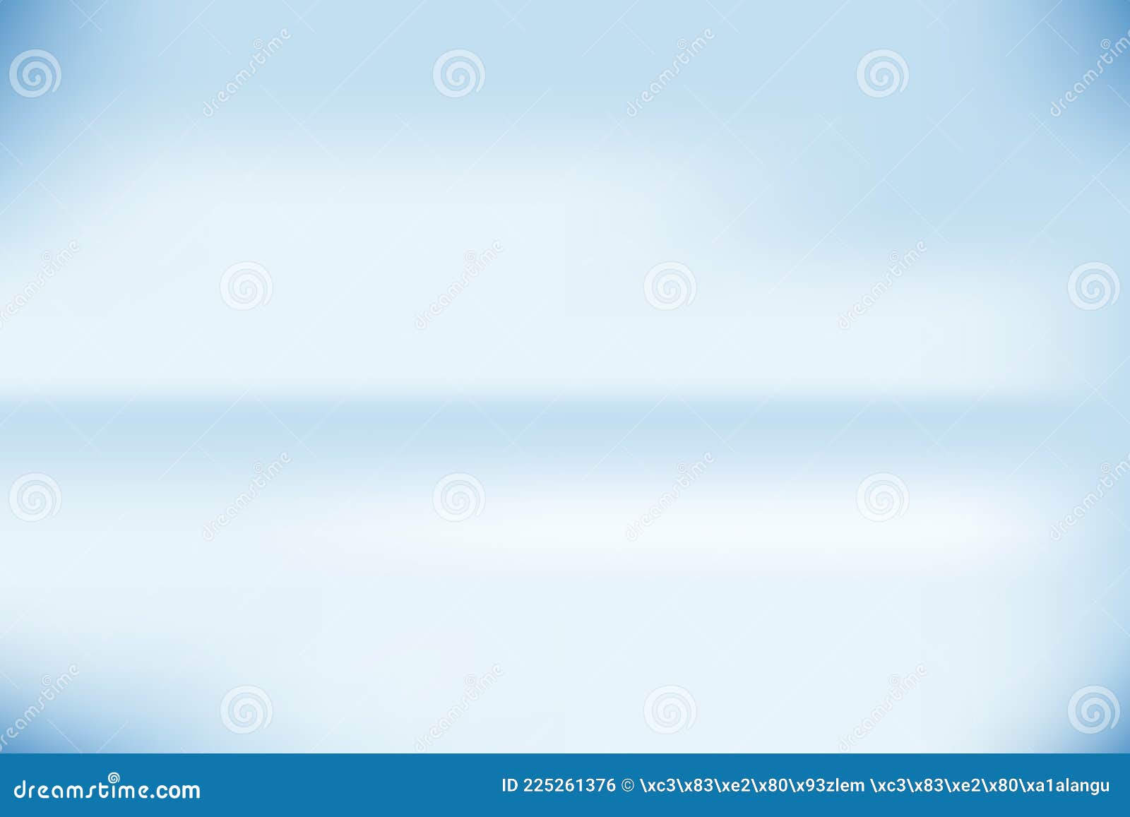 Abstract Soft Blue Blurred Gradient Background, Vector Illustration ...