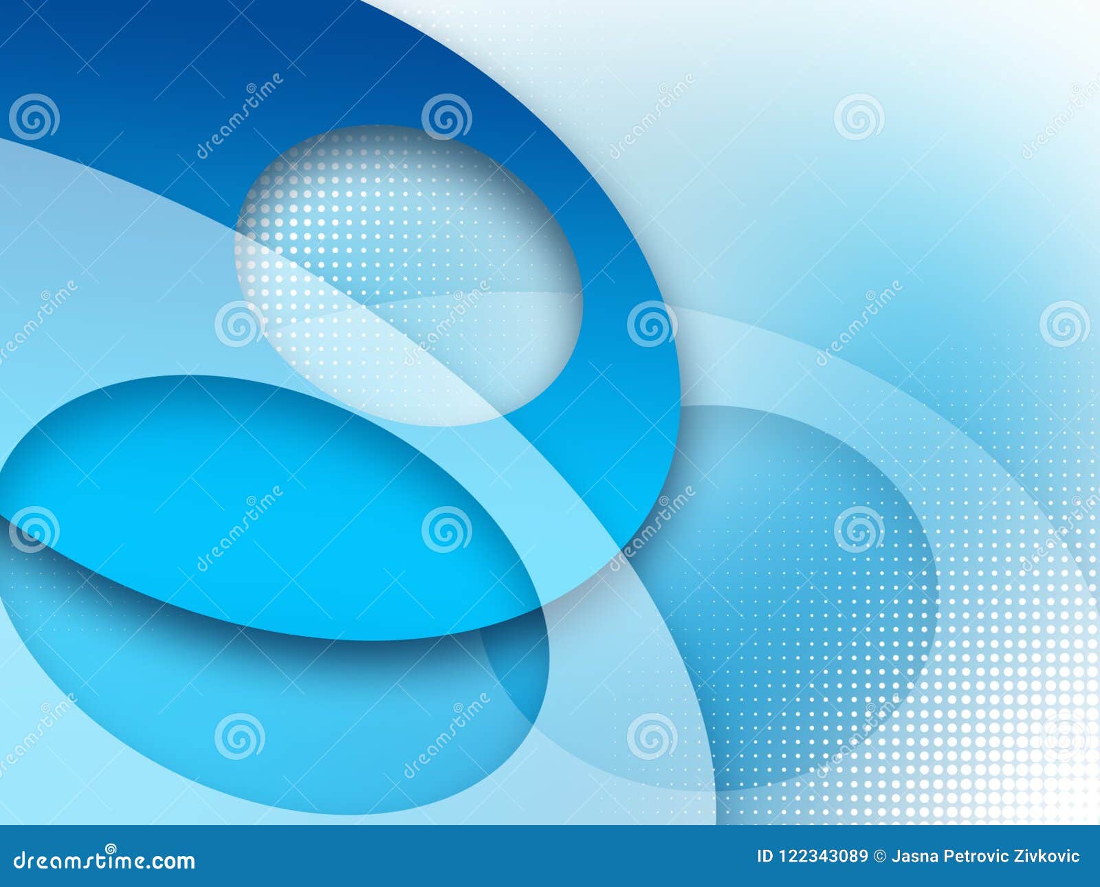 Abstract Soft Color Circle Design Element Stock Illustration ...