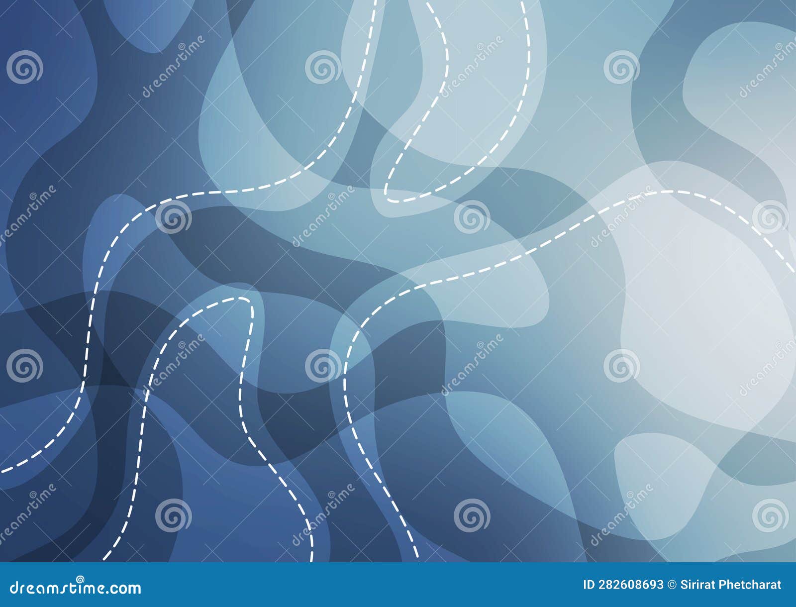 Abstract Soft Blue Contour Line Dynamic Graphic Decorating Background ...