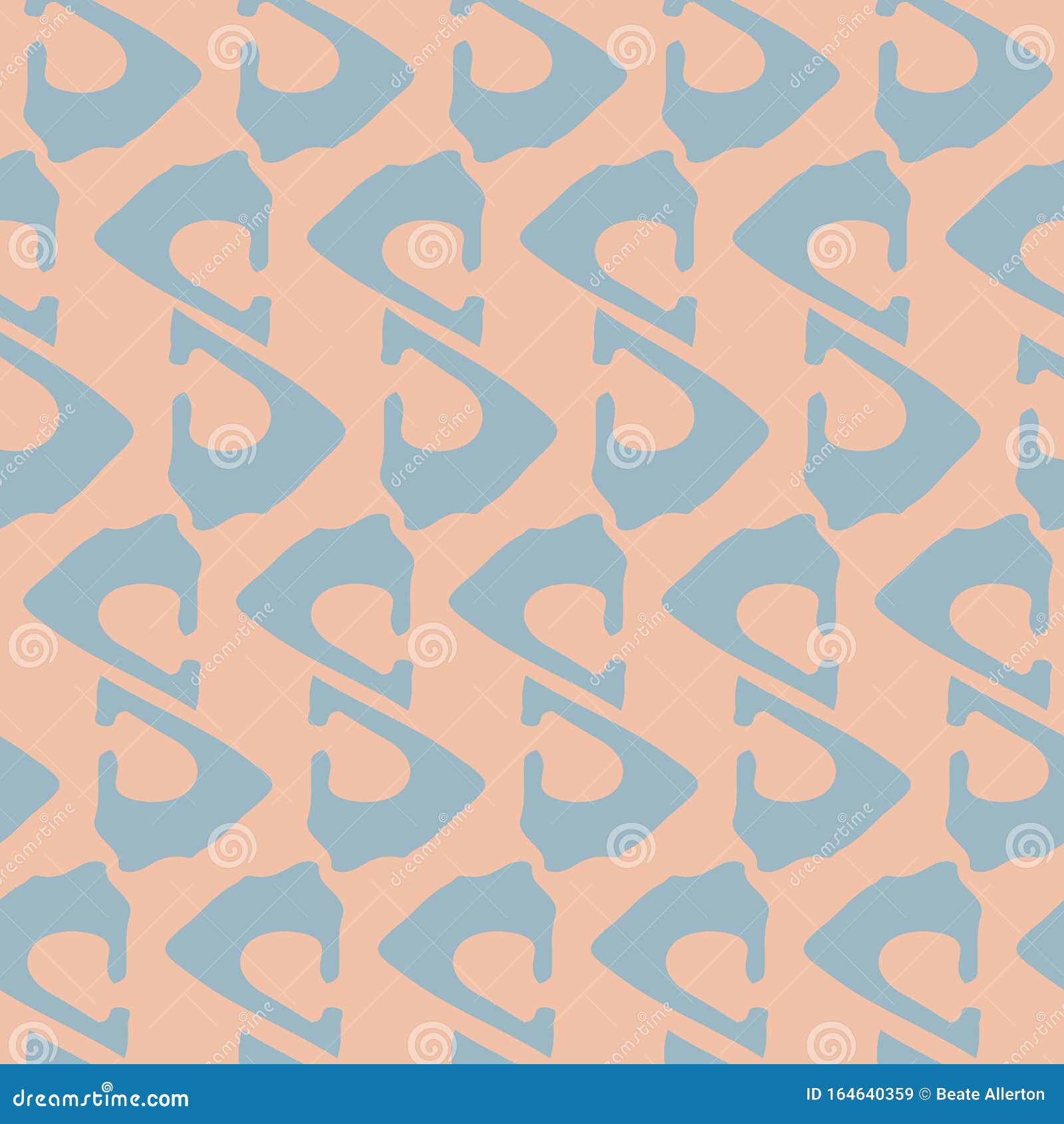 Abstract Soft Blue Geometric Design Made with Tribal Triangles. Loose ...