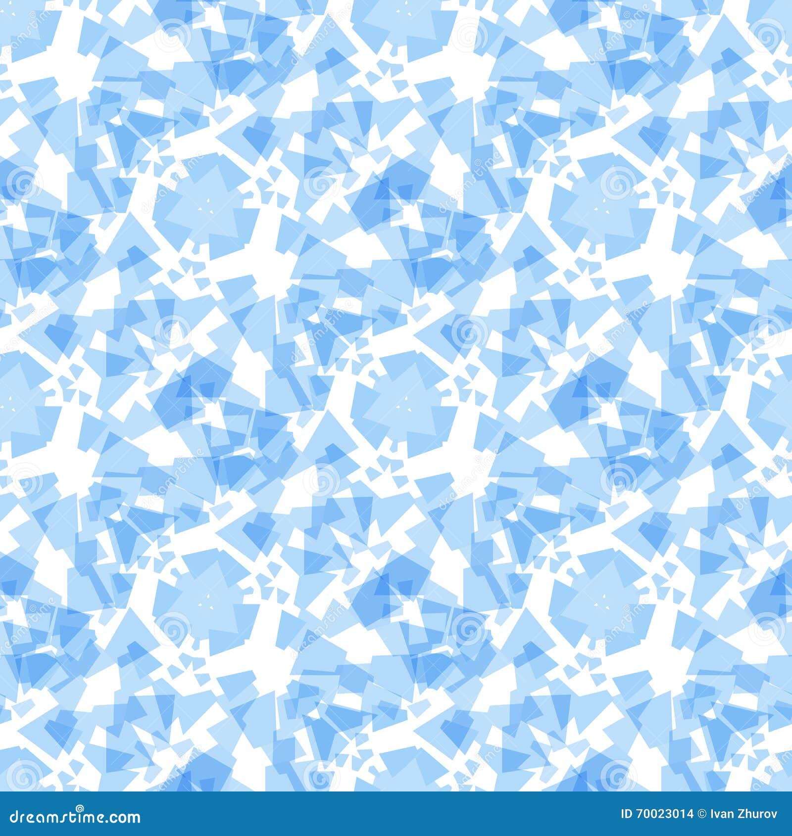 Abstract Soft Blue Geometric Rectangle Seamless Pattern Stock Vector ...