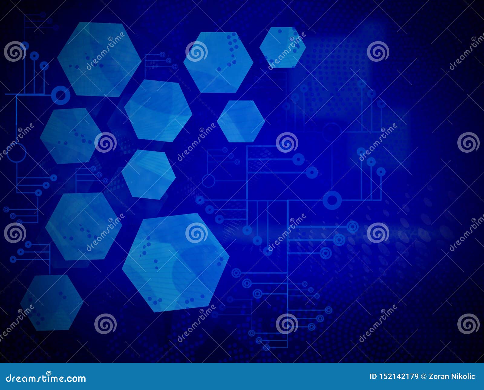 Abstract Soft Blue Technical Background Stock Illustration ...