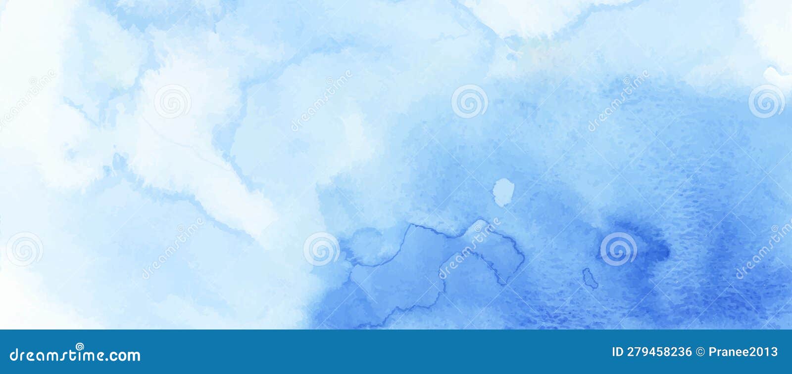 Abstract Soft Blue Watercolor for the Background Stock Vector ...