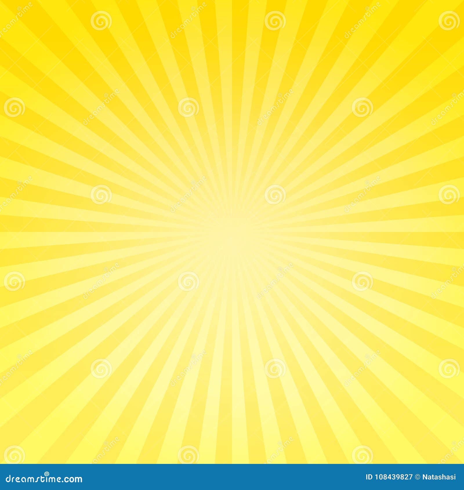 Abstract Soft Bright Yellow Gradient Rays Background. Vector EPS 10 ...