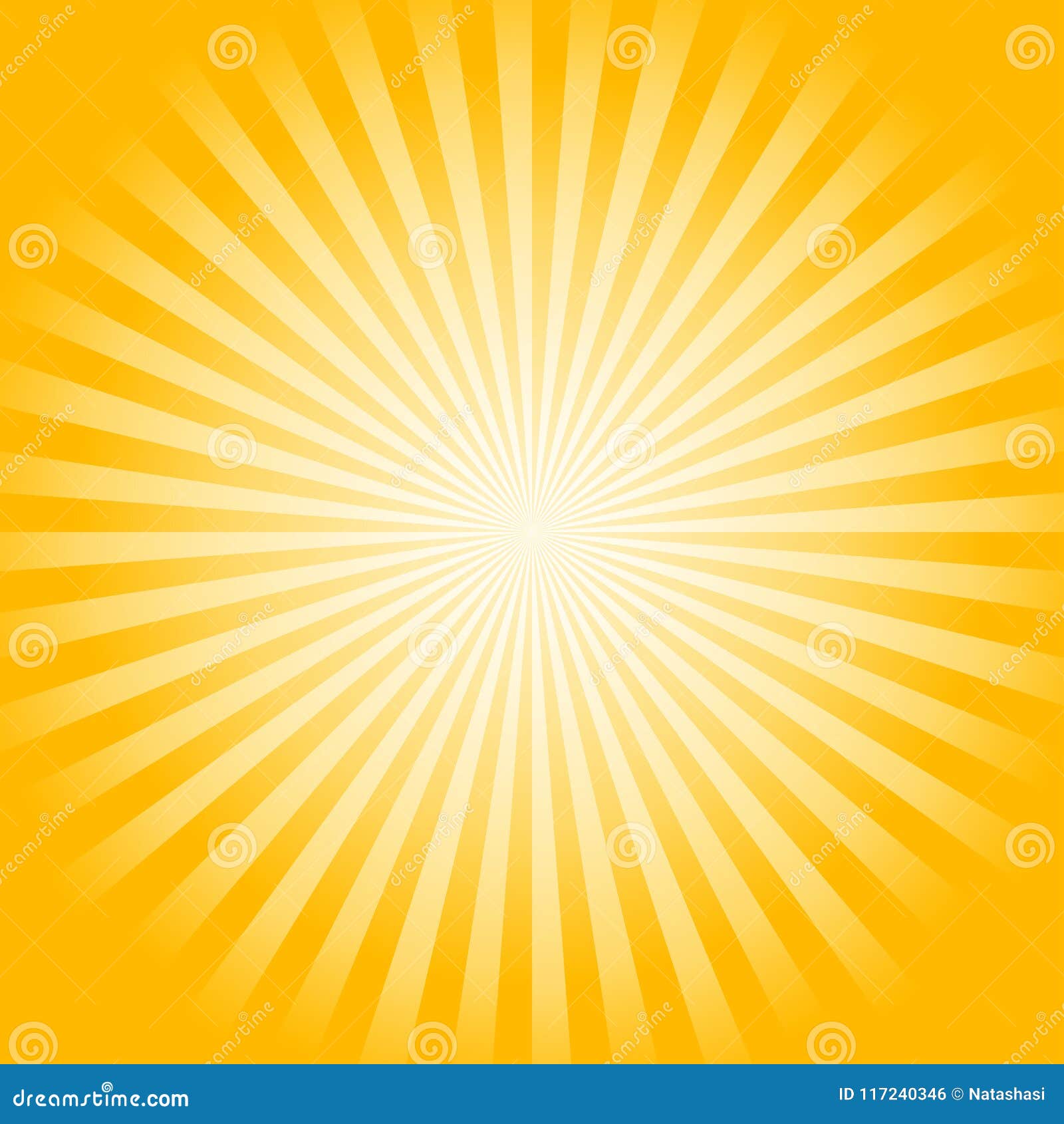 Abstract Soft Bright Yellow Rays Background. Vector Stock Vector ...