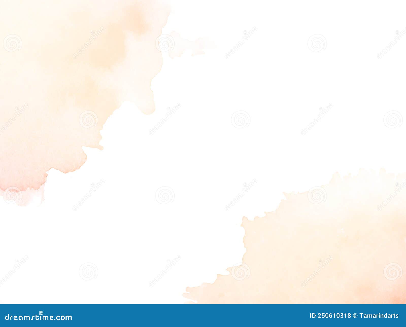 Abstract Soft Brown Hand Painted Watercolor Pastel Background Stock ...