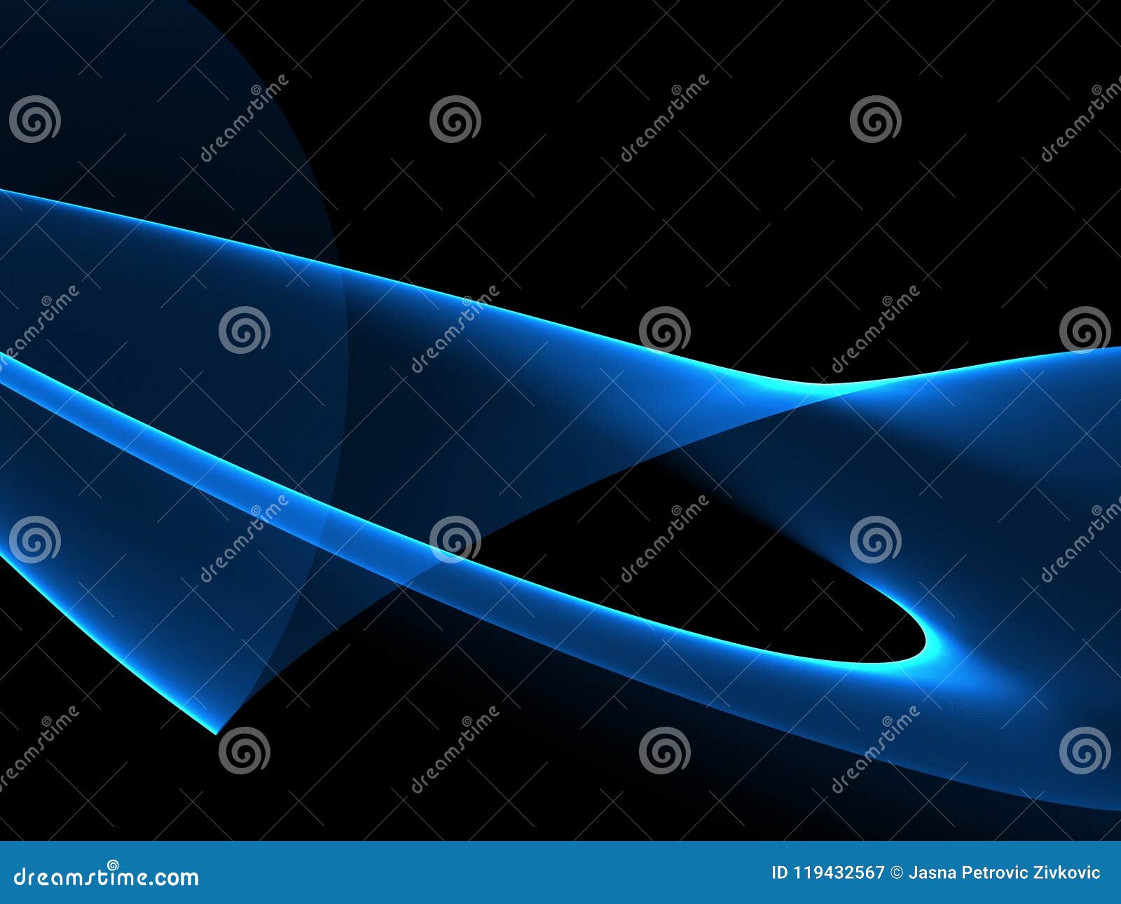 Abstract Soft Color Blue Wave Background Stock Illustration ...