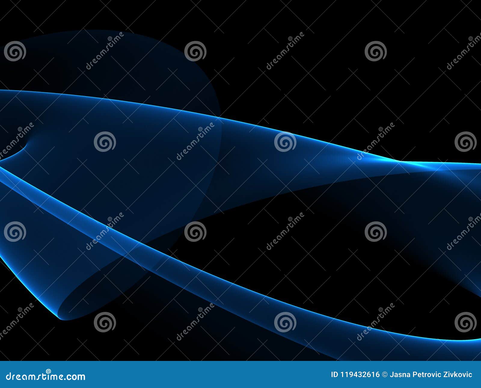 Abstract Soft Color Blue Wave Background Stock Illustration ...