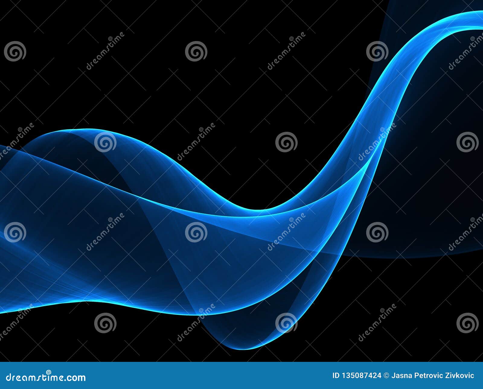 Abstract Soft Color Blue Wave Background Stock Photo - Image of ...
