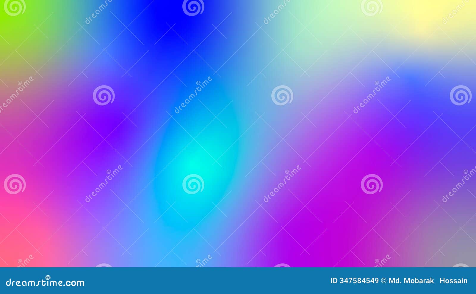 Abstract Soft Color Gradient Background, Neon Light. Multicolored ...