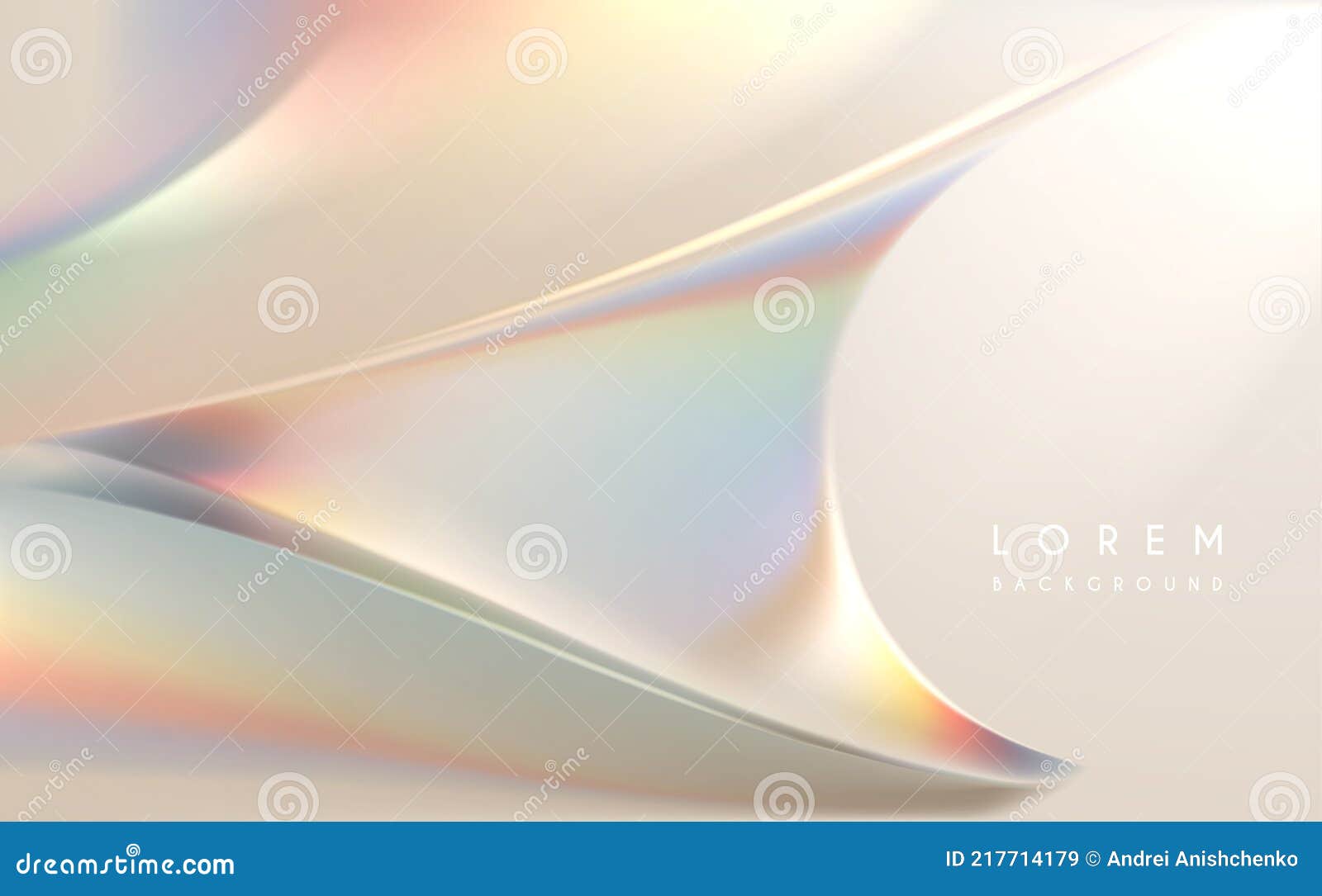 Abstract Soft Color Light Refraction Background Stock Vector ...