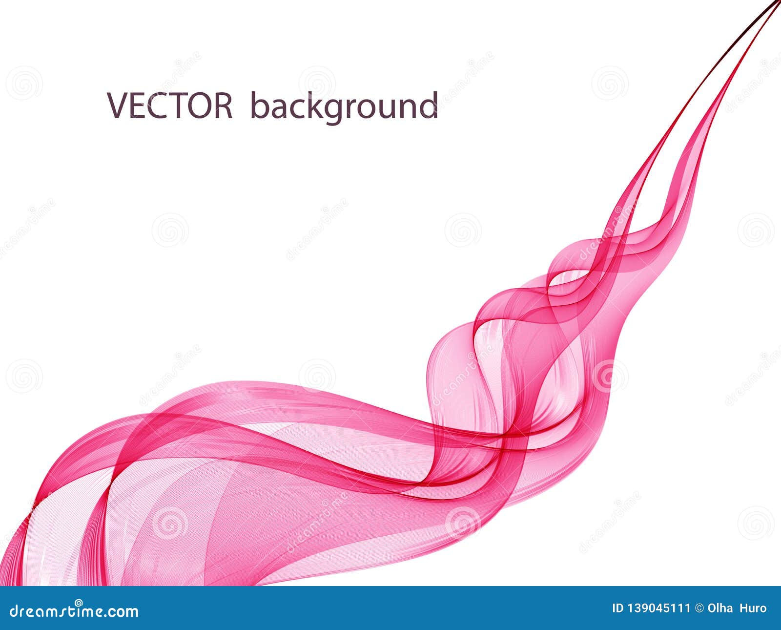 Abstract Soft Design Pattern with Pink Wavy Lines in Elegant Dynamic ...