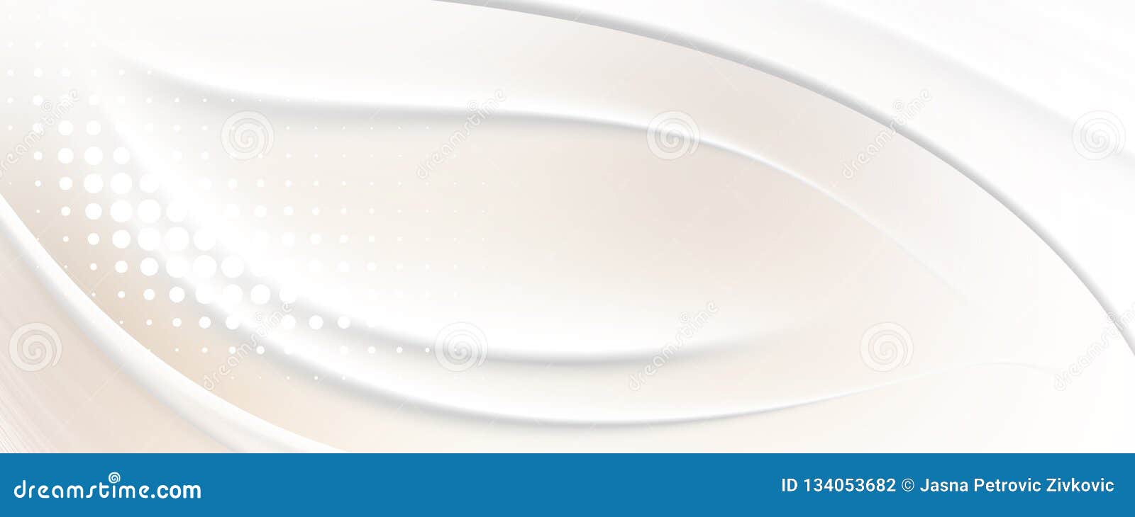 Abstract Soft Elegant Waves Background Stock Illustration ...