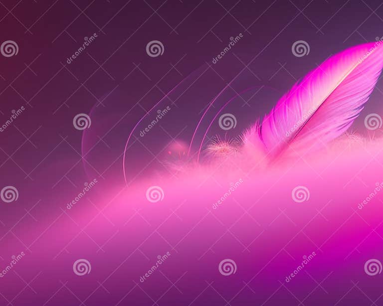 Abstract Soft Focus of Pink Lighting Softness Feather Background 2 AI ...