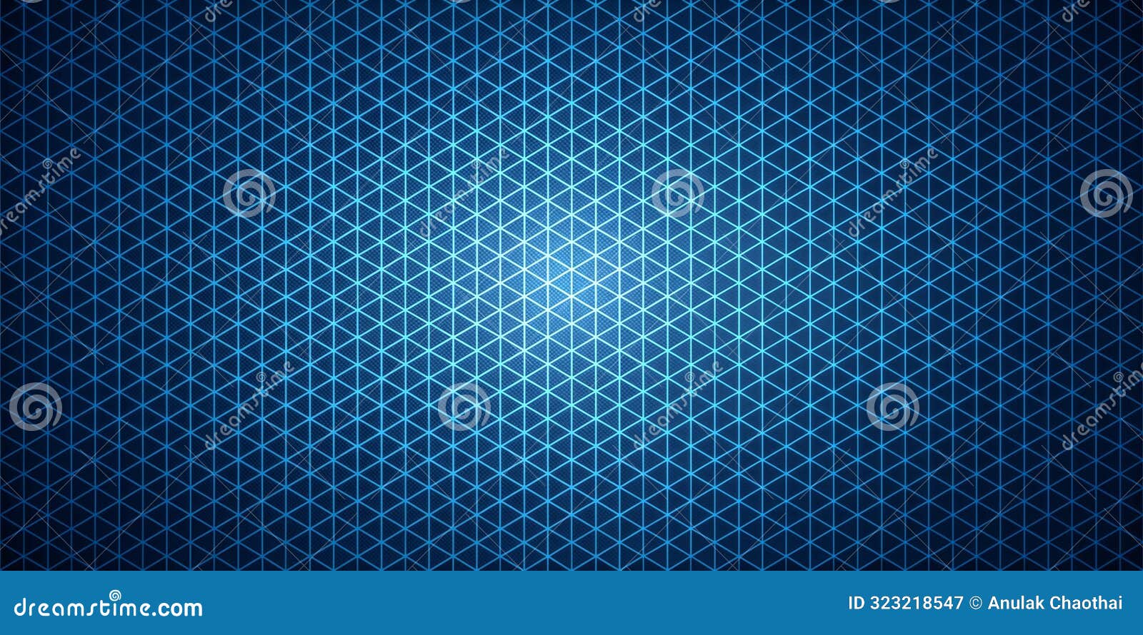 Abstract Soft Glow Grid Pattern with Grain Texture Dark Blue Background ...