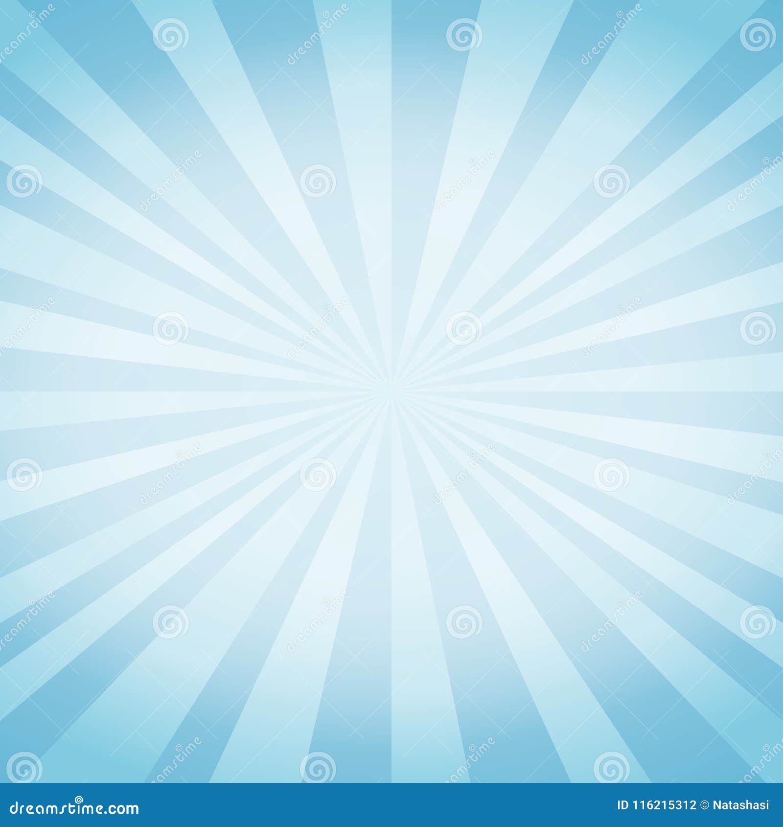 Abstract Soft Light Blue Rays Background. Vector Stock Vector ...