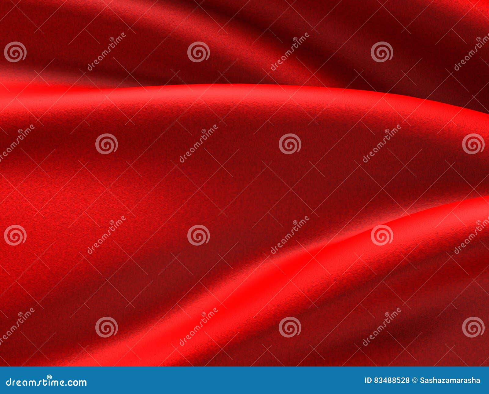 Abstract Soft Red Silk Waves Cloth Background Stock Illustration ...