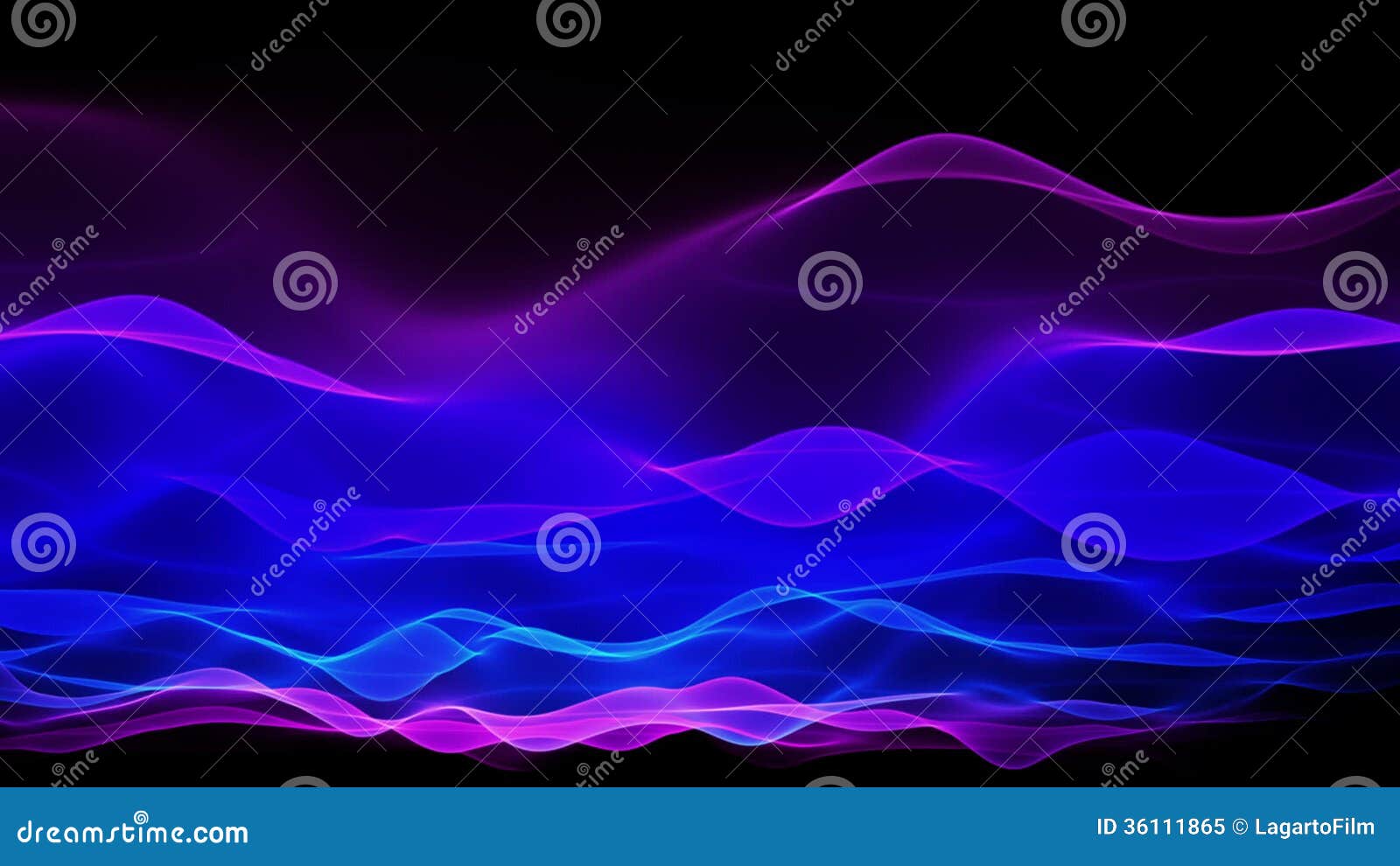 Abstract Soft Wave Background Blue Waves Motion Flow Stock Footage ...