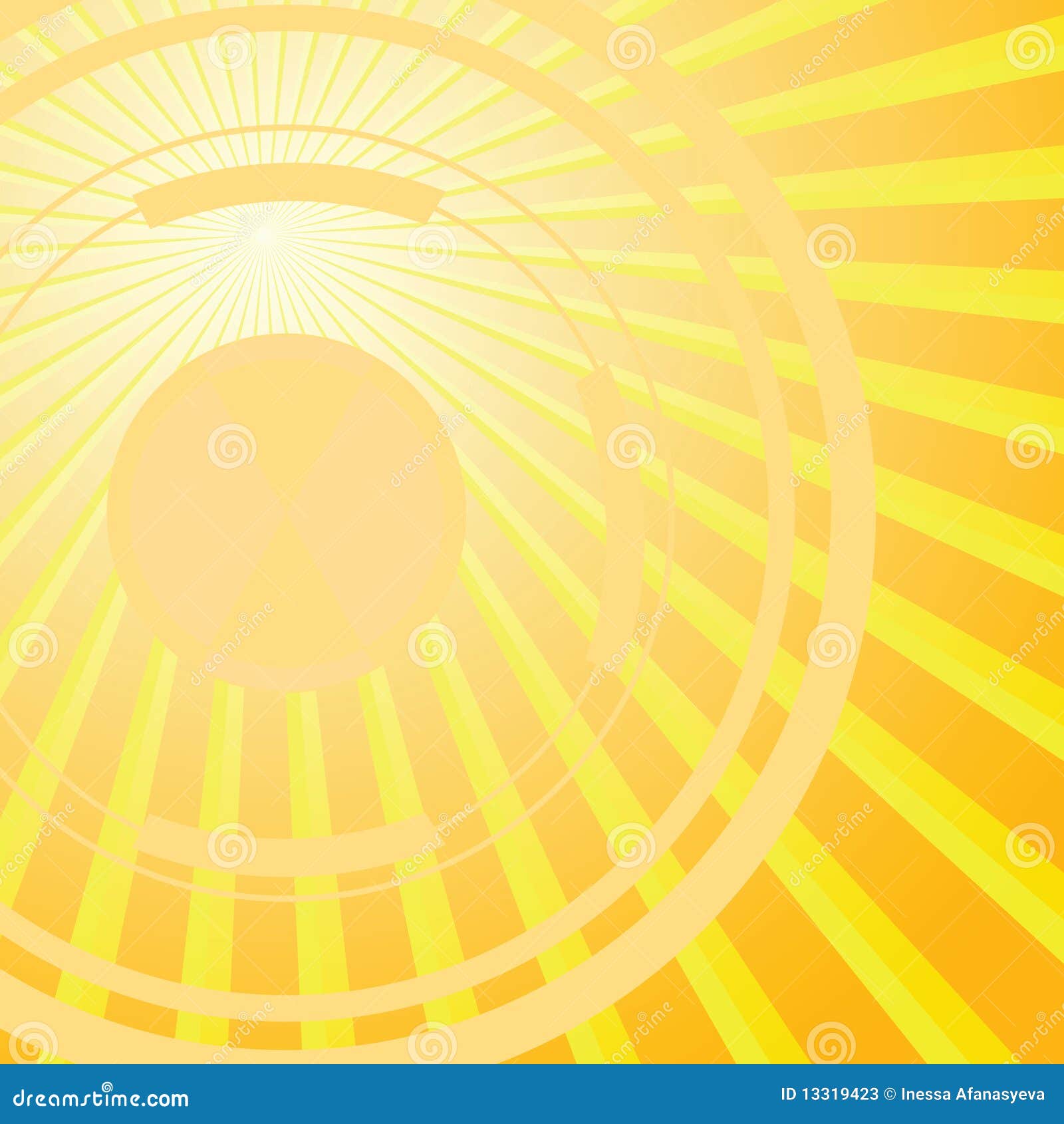 Abstract solar background stock vector. Illustration of effect - 13319423