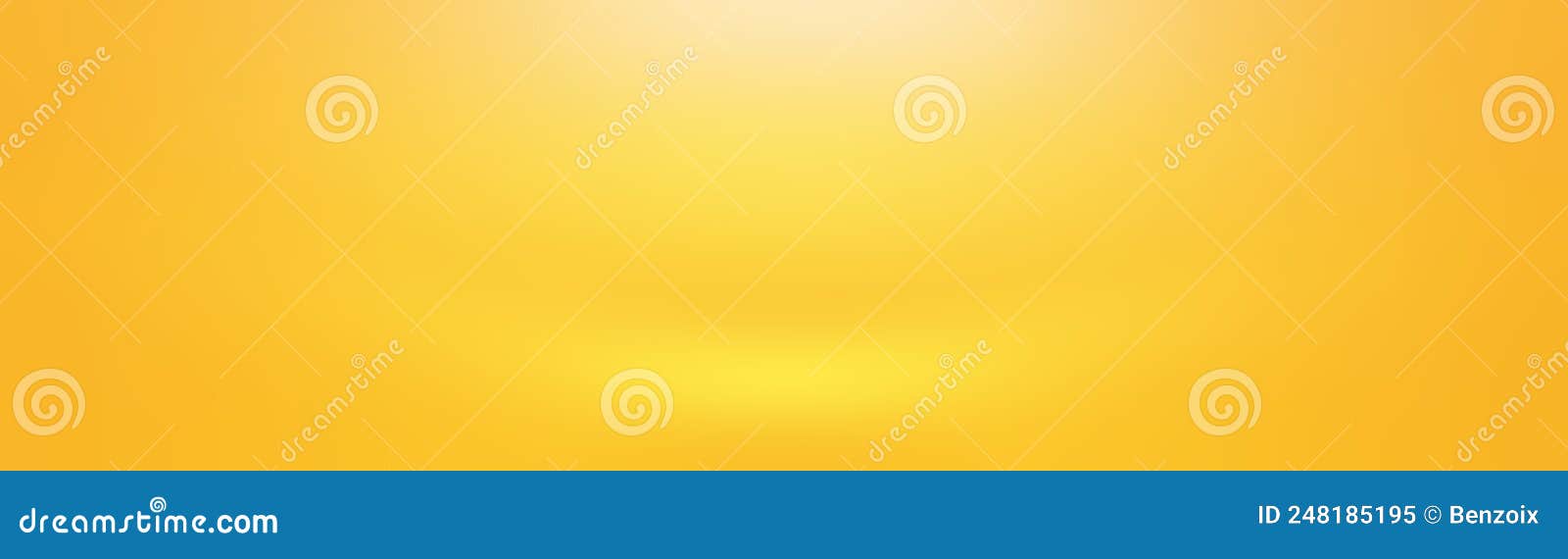 Abstract Solid of Shining Yellow Gradient Studio Wall Room Background ...