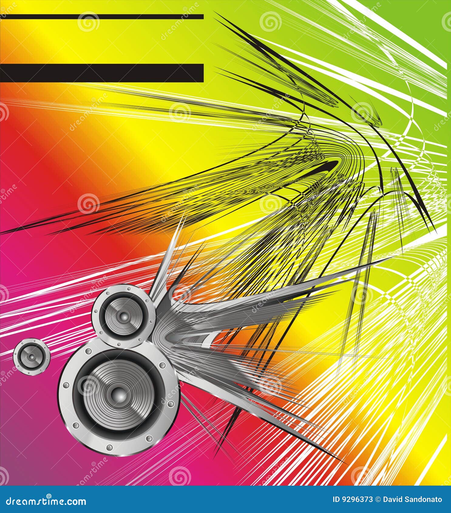 Abstract Sound background stock vector. Illustration of rock - 9296373