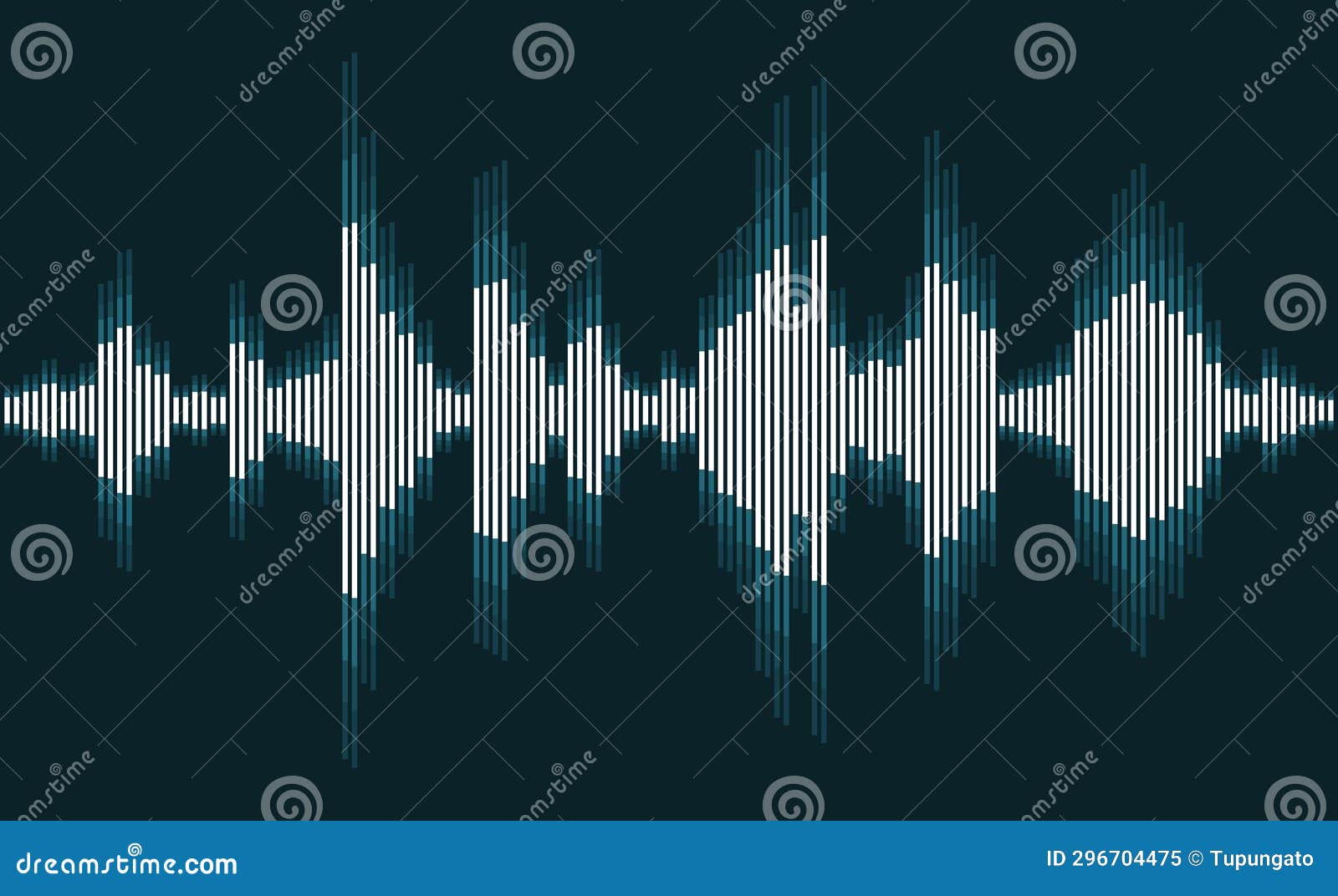 Abstract Sound Wave Lines Pattern Stock Vector - Illustration of line ...
