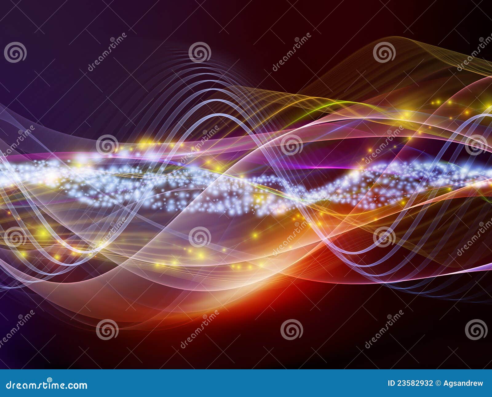 Abstract sound waves stock illustration. Illustration of energy - 23582932
