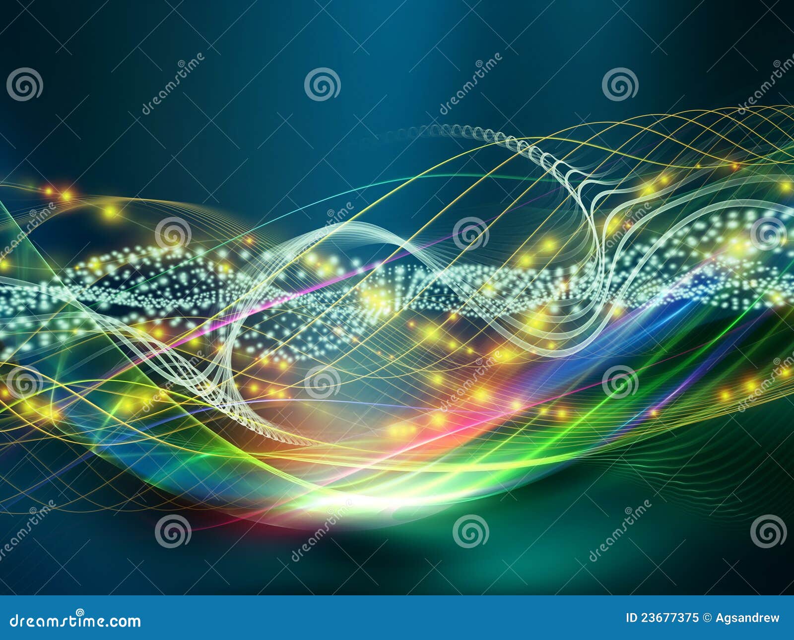 Abstract sound waves stock illustration. Illustration of flow - 23677375