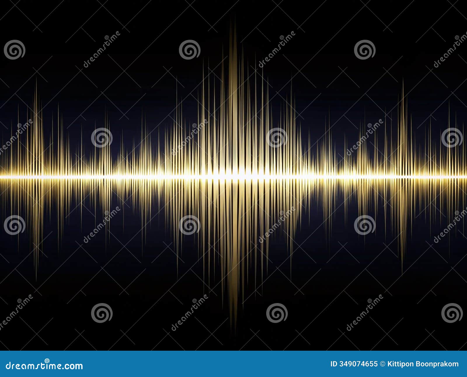 Abstract Sound Waves: a Modern Graphic Design Element Featuring Radio Frequencies for Creative ...