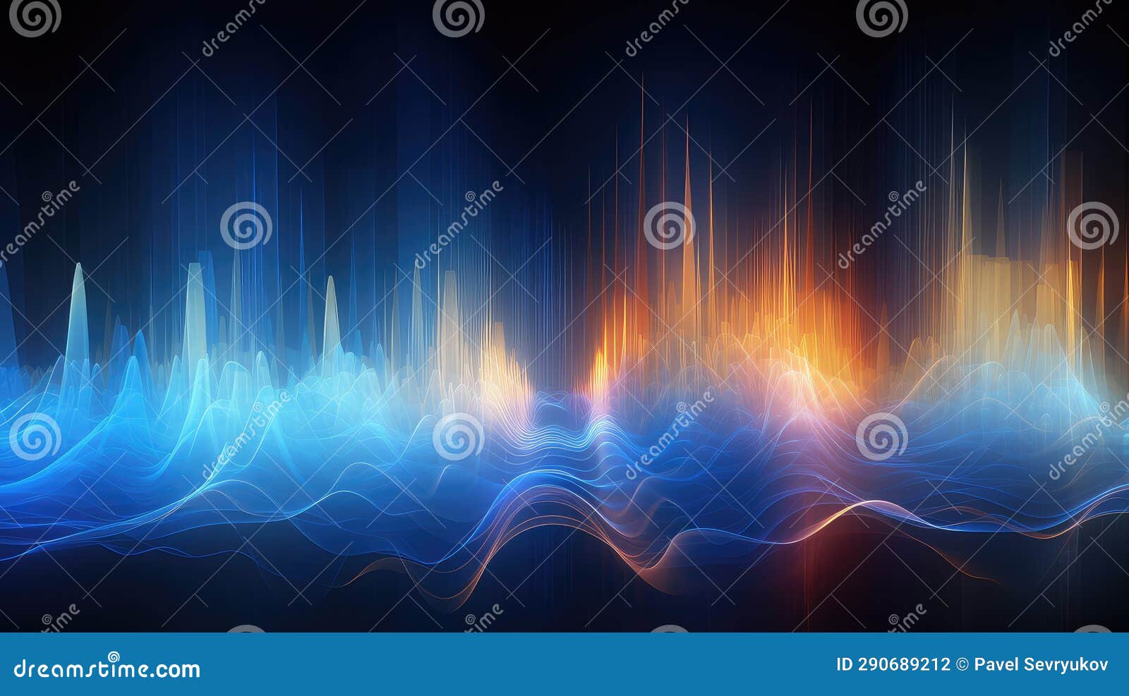 Abstract Soundwave Harmony Harmonious Stock Illustration - Illustration ...