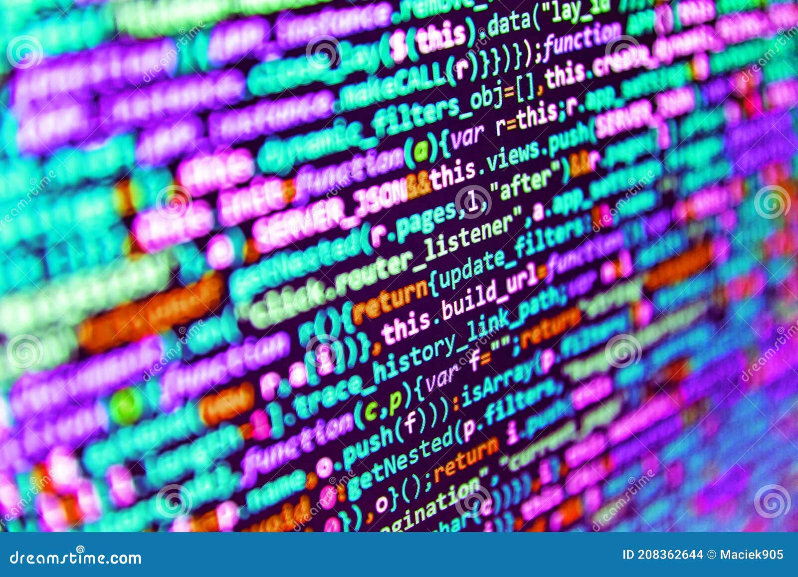 Abstract Source Code Background Modern Application Source Abstract Algorithm Concept New