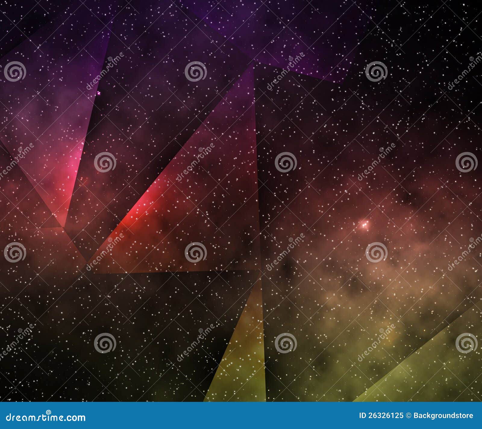 Abstract Space Background stock illustration. Illustration of blue ...