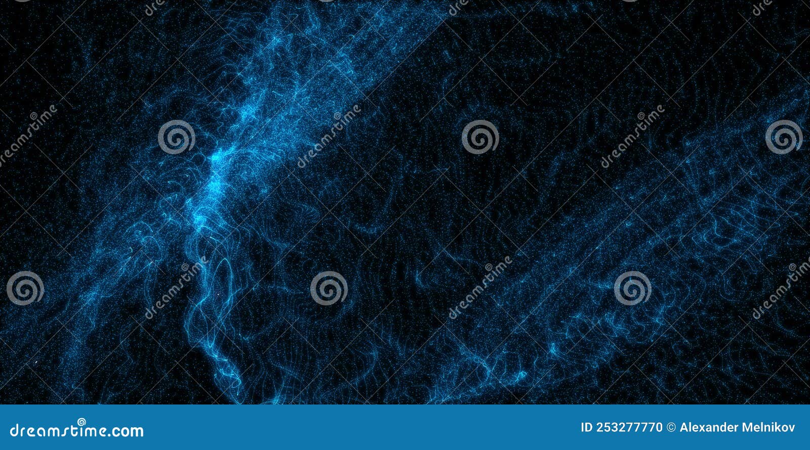 Abstract Space Background. Accumulation of Particles Stock Illustration ...